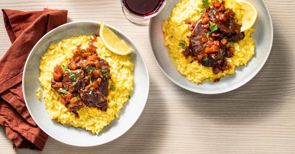 Wat Eten We Vandaag: Risotto alla Milanese met rundersukade | Koken ...