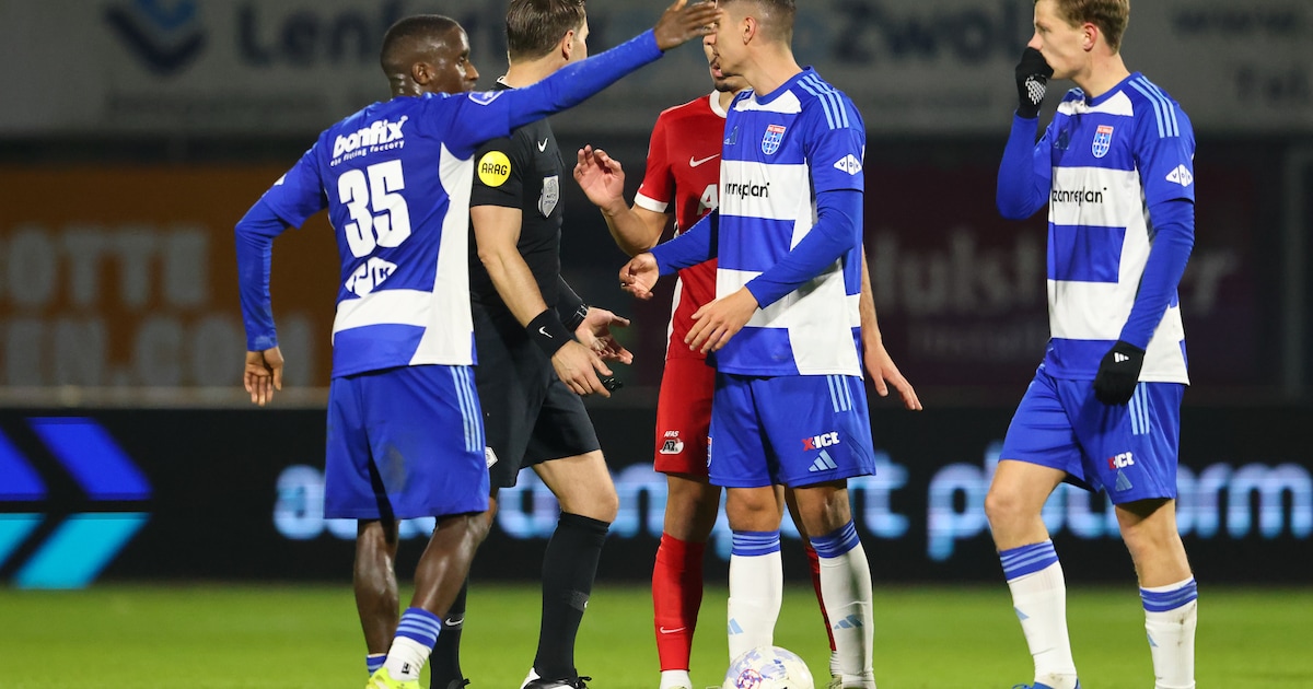 Chaotische slotfase en gedoe rond arbitrage: PEC Zwolle vliegt uit het ...