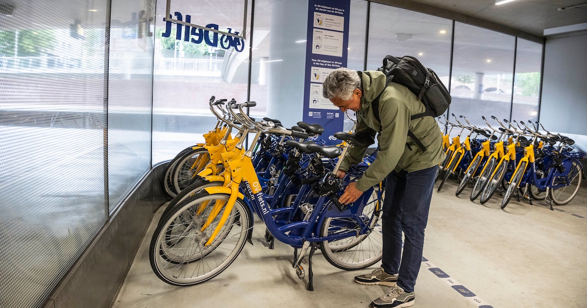 Waarom zijn de ov-fietsen bij station Delft altijd op? | Regio | AD.nl