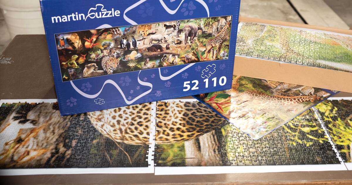 Jos maakte een legpuzzel van 52.110 stukjes: ‘Jammer dat hij af is ...