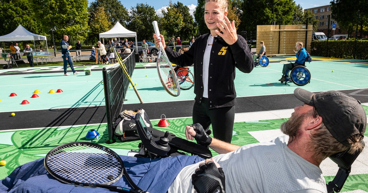 Feestelijke opening Diede de Groot Court, toch zorgen over toekomst ...