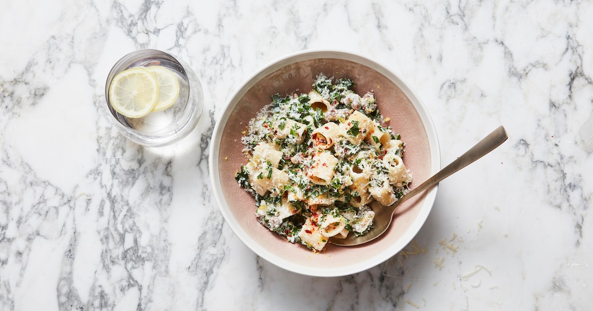 Wat Eten We Vandaag: Mezzi rigatoni met boerenkool, ricotta en ...