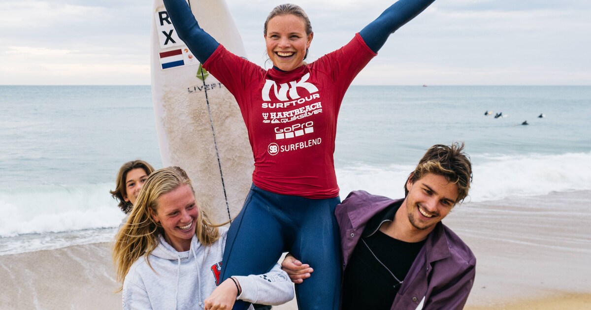 Haagse Mirna Boelsma voor twaalfde keer Nederlands kampioen golfsurfen ...