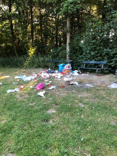 Afval en uitwerpselen van mensen vervuilen natuurgebied Madestein ...