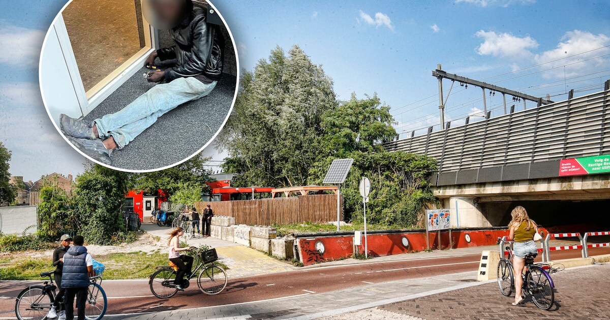 Brutale verslaafden gebruiken drugs ín Utrechtse wooncomplexen: ‘Ze ...