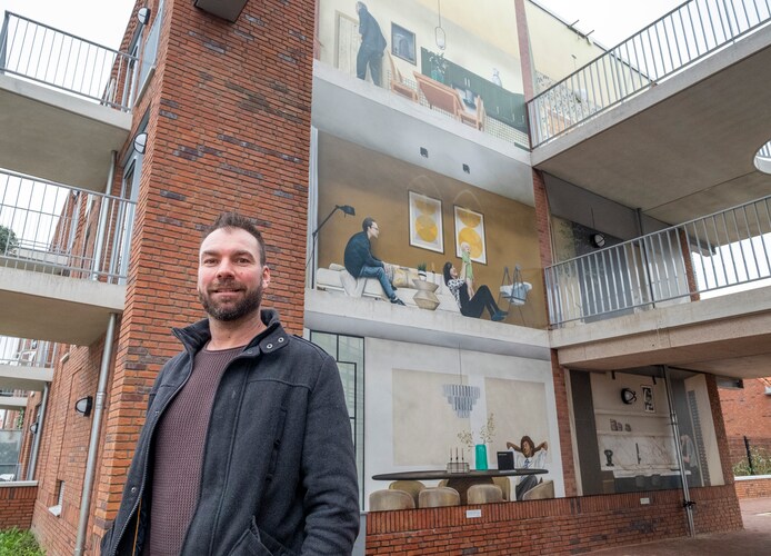 Barre Verkerke in de race voor landelijke prijs met muurschildering in ...