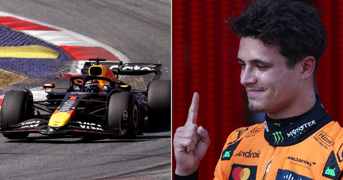 Max Verstappen door veel pech in laatste ronde naar P7, Lando Norris dankzij fenomenale ronde op ...