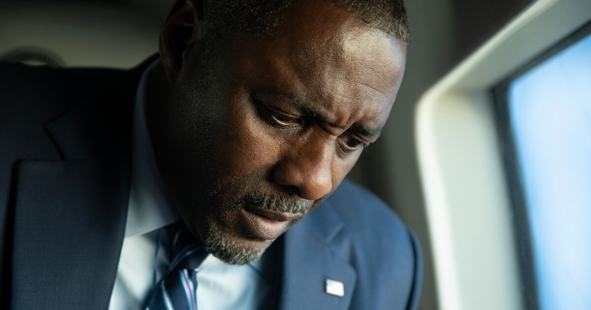 Idris Elba speelt worstelende president: ‘Dank God op mijn blote knieën ...