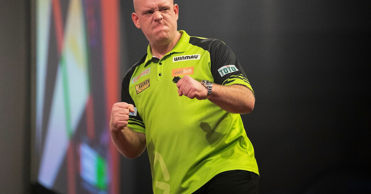 Van Gerwen heeft geen kind aan Dobey en gaat probleemloos naar halve ...