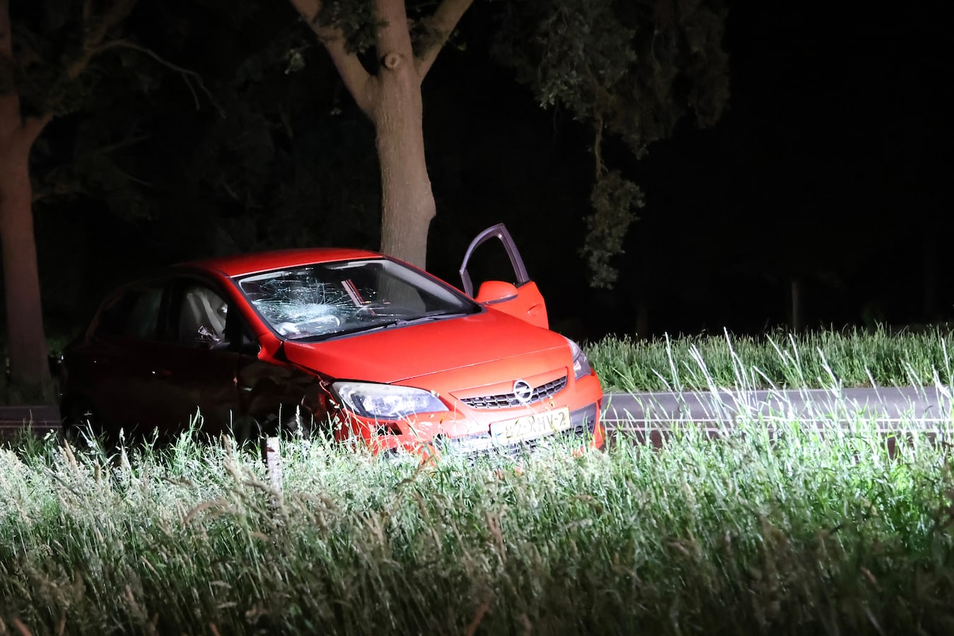 Automobilist gewond na botsing tegen boom op N35 bij Mariënheem | Foto ...