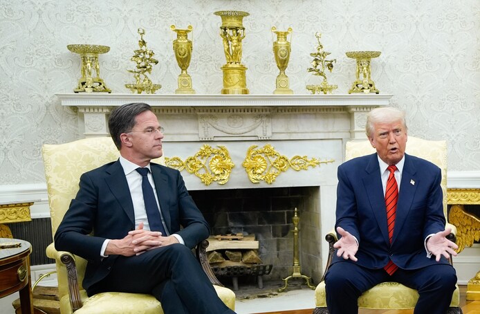 Trumps transformatie van het Oval Office zorgt voor verdriet op sociale ...