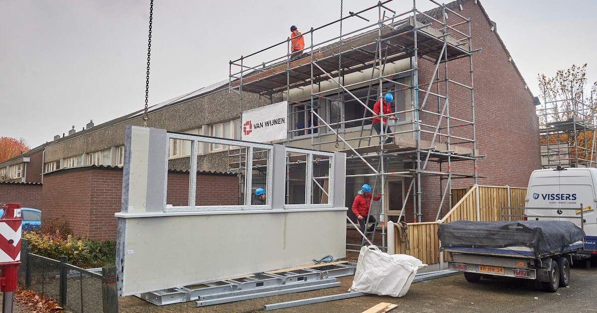 BrabantWonen waarschuwt: mogelijk betonrot in huizen met grindgevels Oss, kopers betalen zelf ...