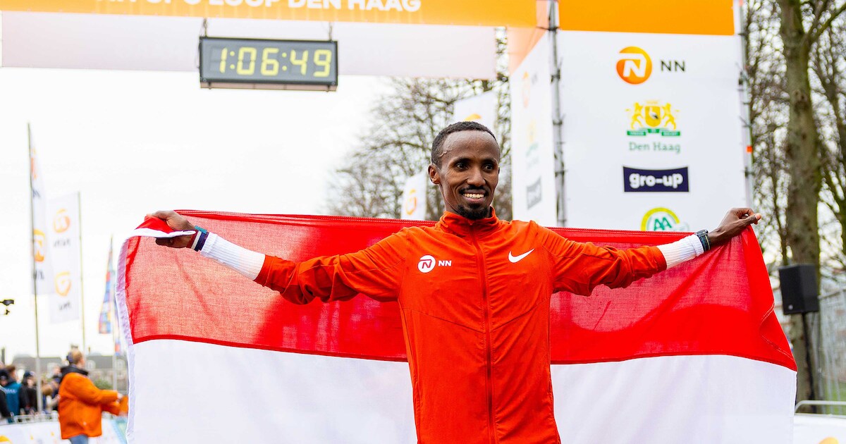 Abdi Nageeye (35) loopt in Den Haag nationaal record op halve marathon uit de boeken | Andere ...