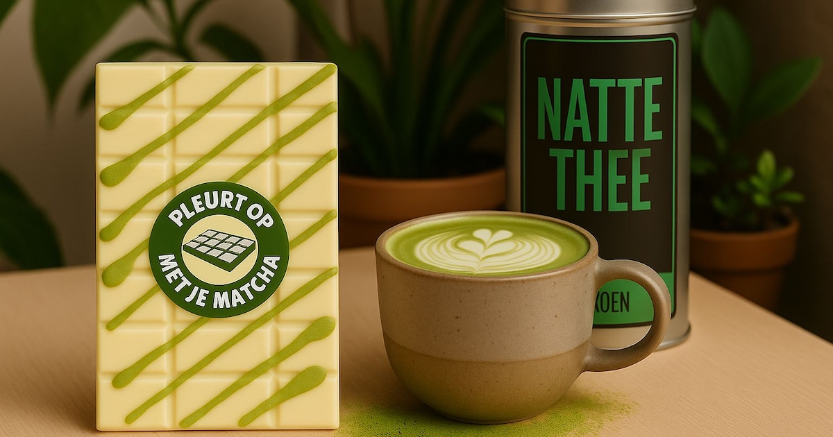 Rotterdams antwoord op matcha-trend: ‘Pleurt op met je Matcha-reep ...
