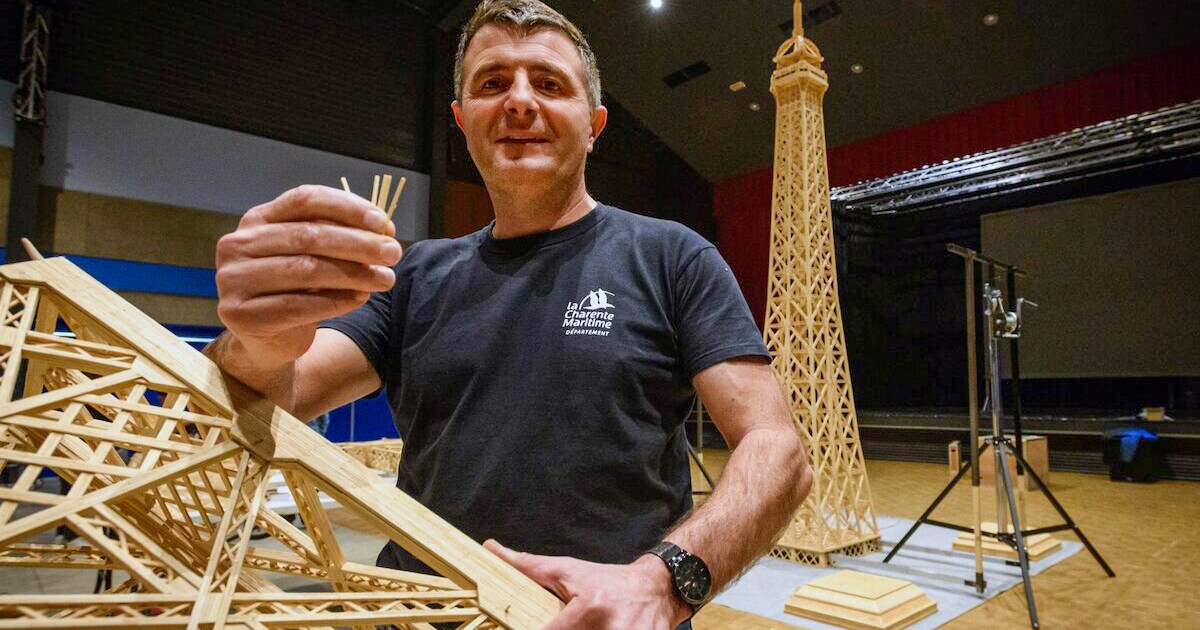 Richard krijgt met Eiffeltoren van ruim 700.000 lucifers tóch zijn wereldrecord: ‘We waren te ...