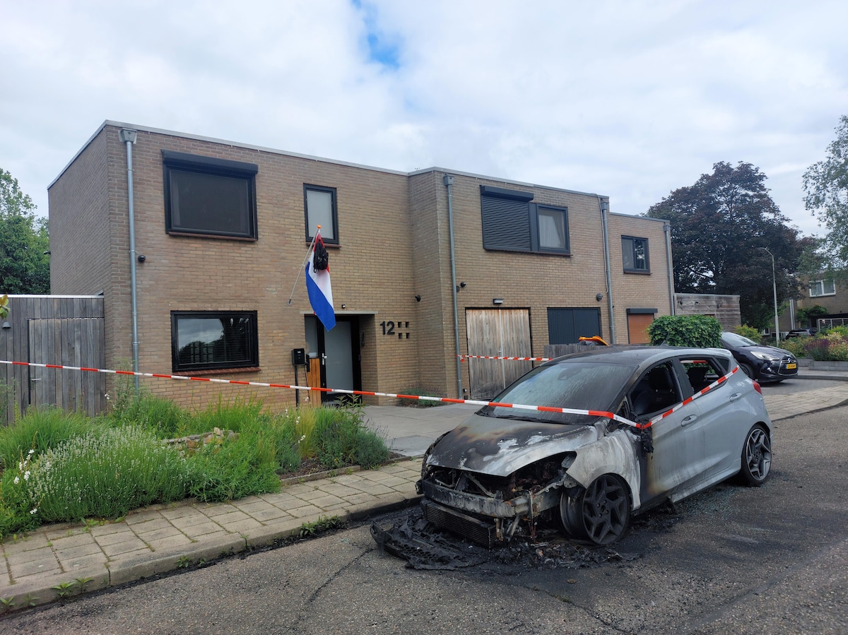 Buurjongen hoort knal en ziet vlammen: ‘nieuwe auto’ staat in brand ...