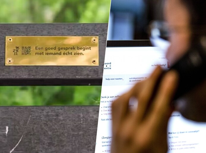 Bankje om te praten over suïcidegedachten: symbolisch, of voorkomen ze pogingen? | Nieuwkoop | AD.nl