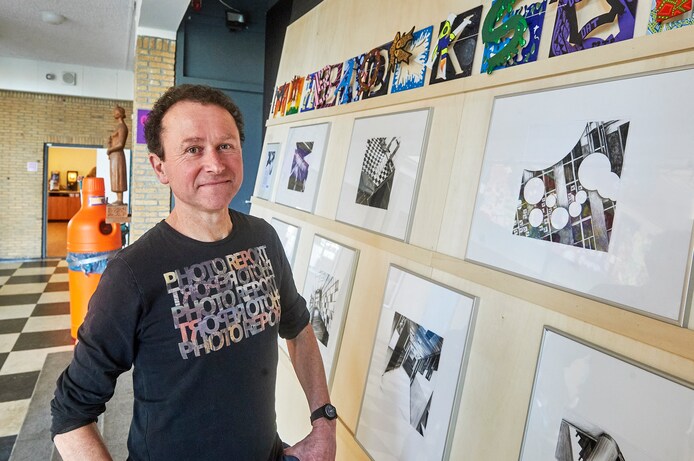 Peter Sansom legt interieur Maaslandcollege vast in tekeningen: ‘Aula ...