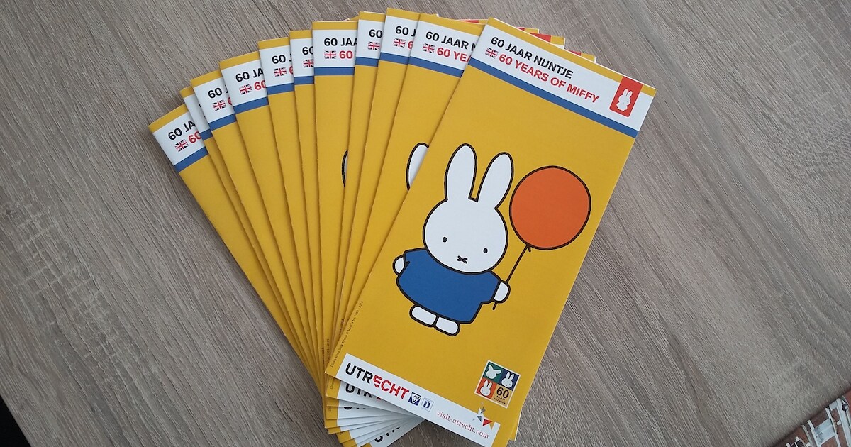 Toeristische folder over 60 jaar nijntje en Dick Bruna | Utrecht | AD.nl