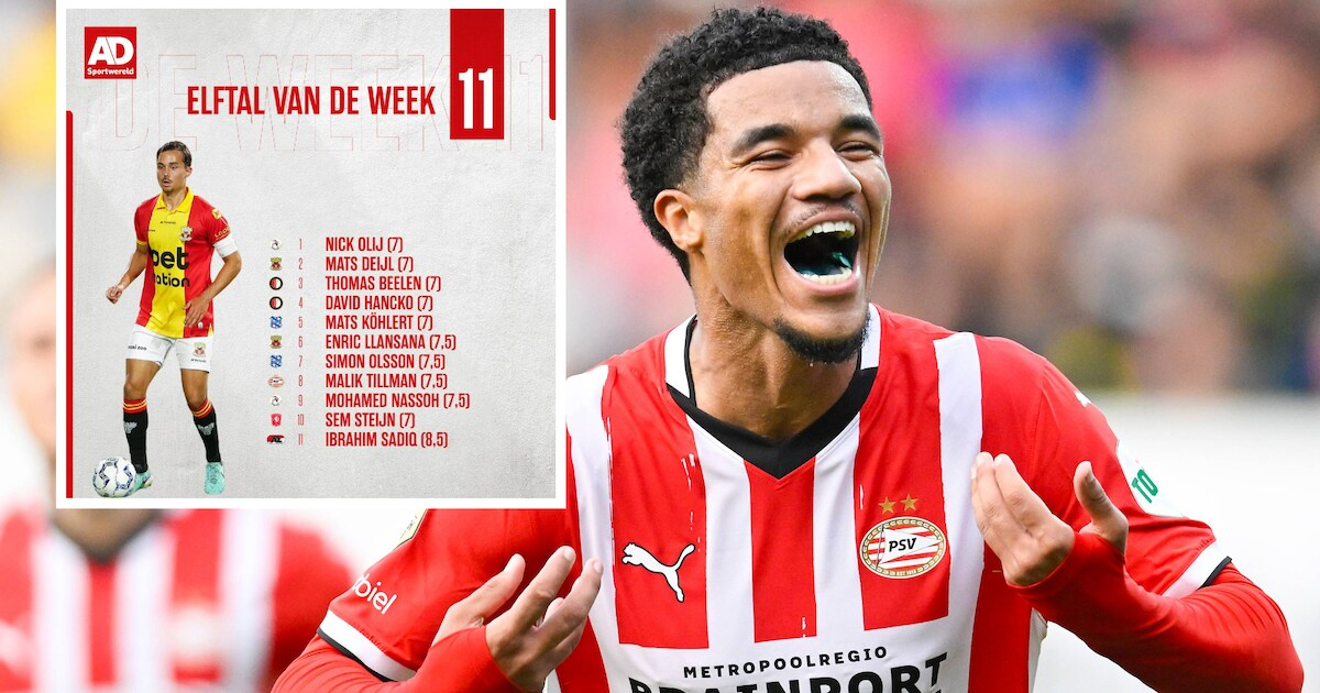 Drie clubs met twee spelers in Elftal van de Week, hoogste cijfer voor AZ-uitblinker Ibrahim ...