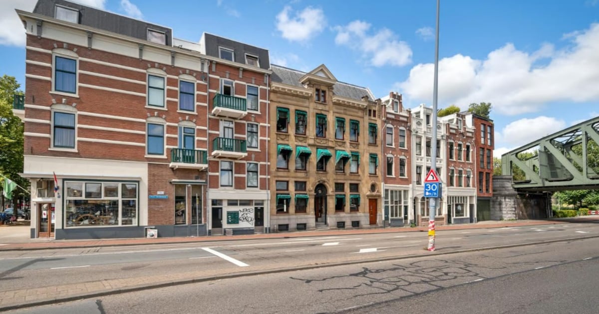 Ooit ritselden in dit gebouw op het Noordereiland de bankbiljetten, nu kun je er gewoon in wonen ...