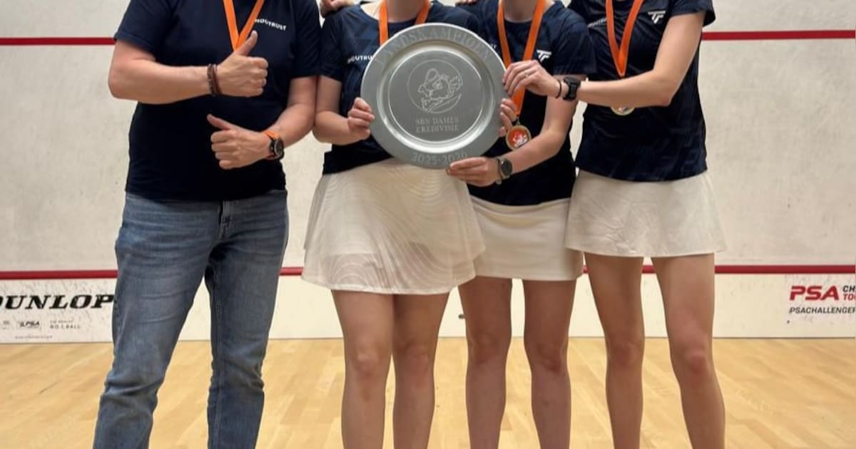 Vrouwen Houtrust Squash schrijven historie met eerste Nederlandse titel ...
