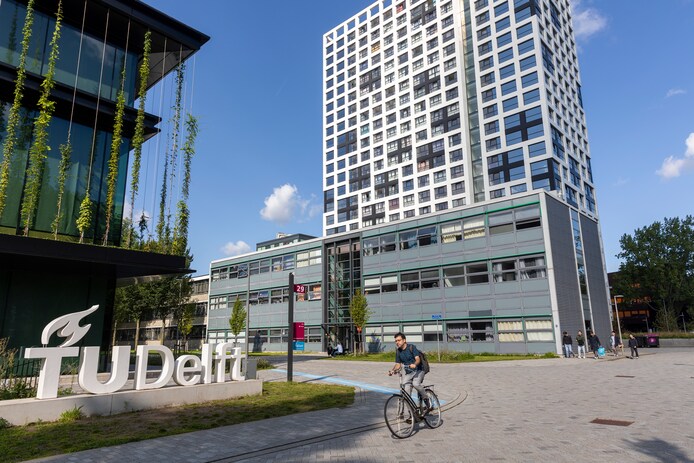 Pro-Palestijnse demonstratie TU Delft-gebouw, negentig protestanten ...