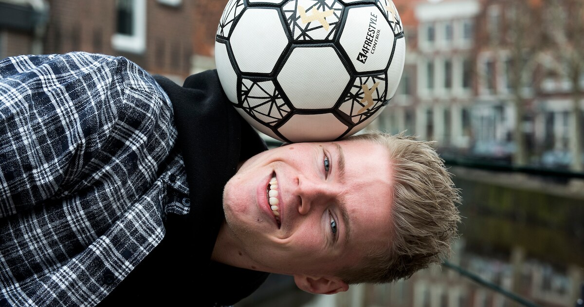Guido (27) kan alles met een voetbal, maar proeft nu ook van het ...