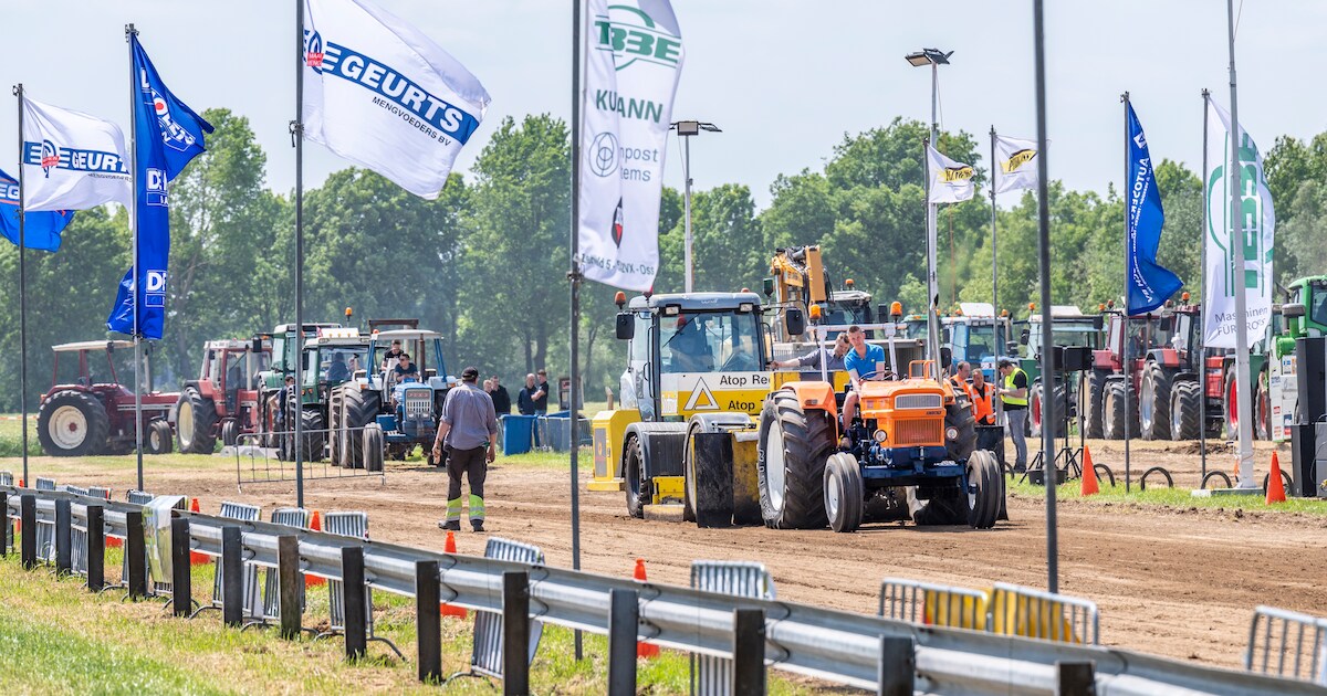 Tractorpulling Oss: Geronk, geknetter en tonnen gewicht | Oss | AD.nl