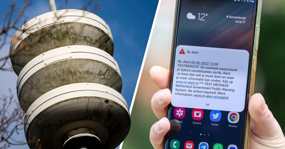 Luchtalarm maakt na 2025 plaats voor NL-Alert op mobiele telefoon ...