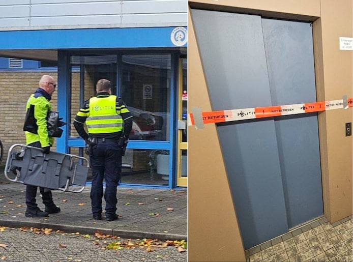 Hond rent op laatste moment uit lift, wordt omhooggetakeld en stikt ...