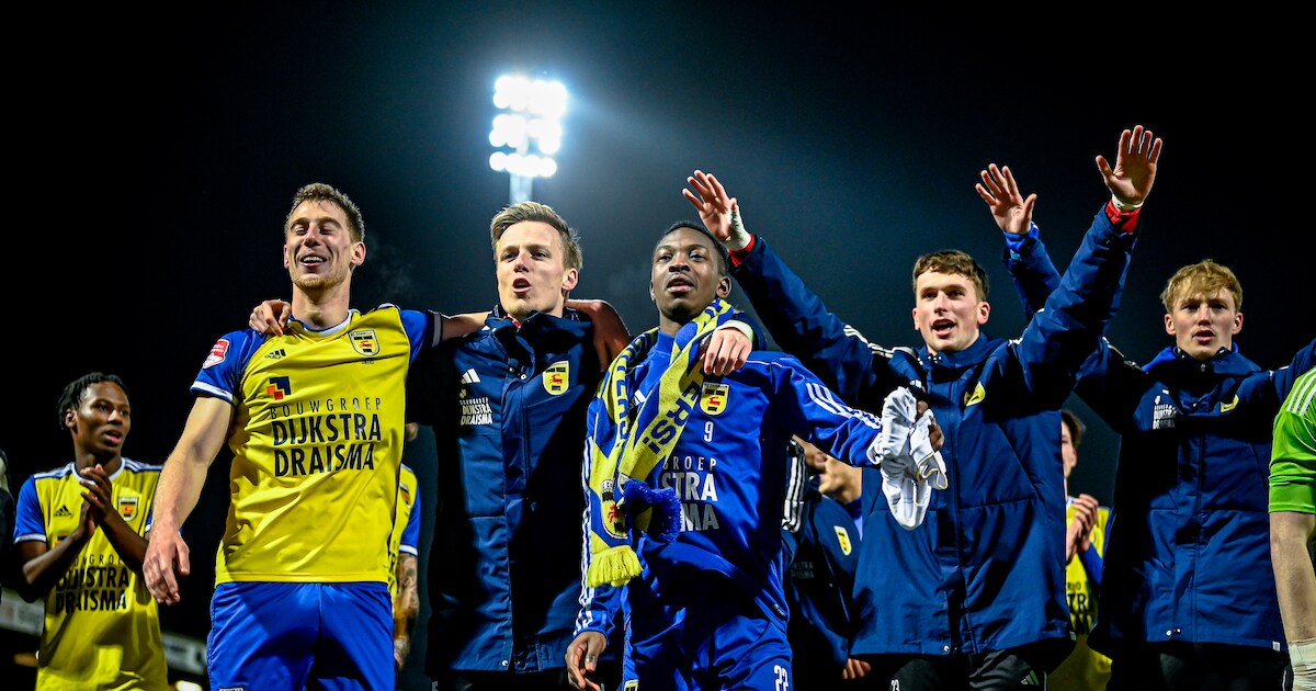 SC Cambuur na zege op Vitesse voor tweede keer in historie in halve ...