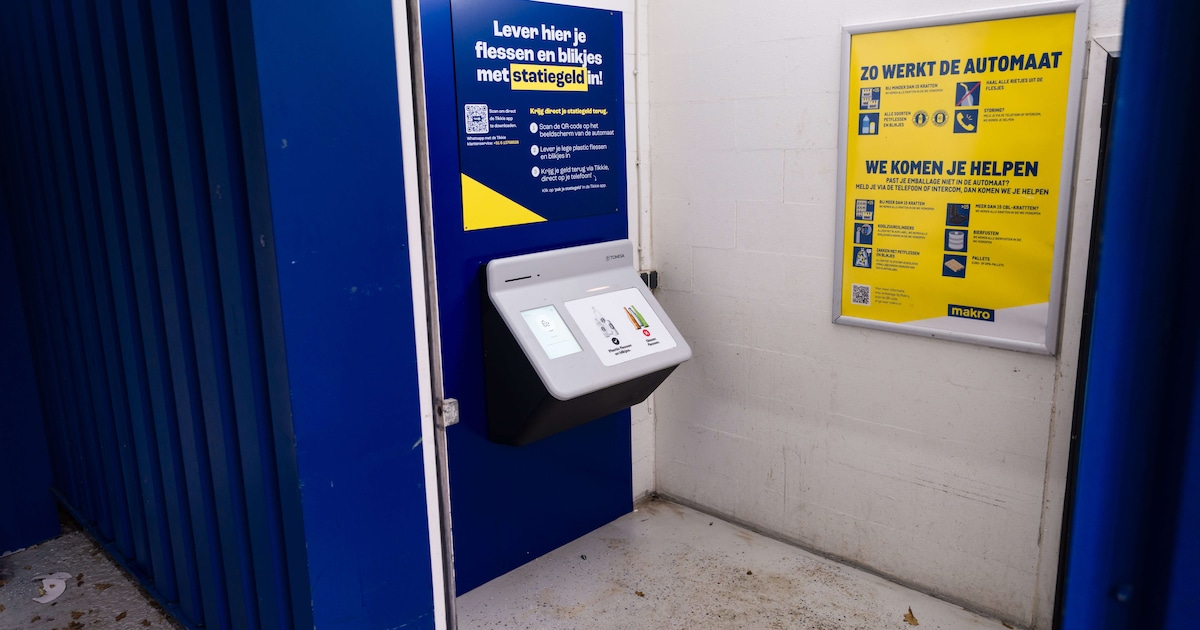 Heerenveen plaatst snelle statiegeldbulkmachine op Omrin milieustraat ...