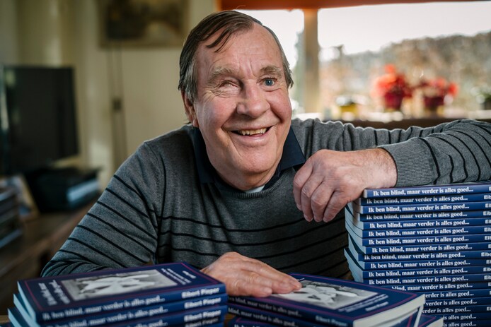 Eibert Pieper (1943-2023) was blind, maar wilde niet onder doen voor ...