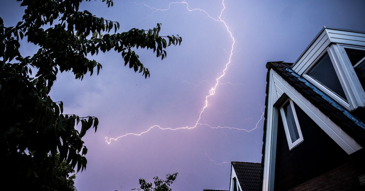 KNMI waarschuwt voor onweer in Noord-Brabant en Limburg: windstoten ...