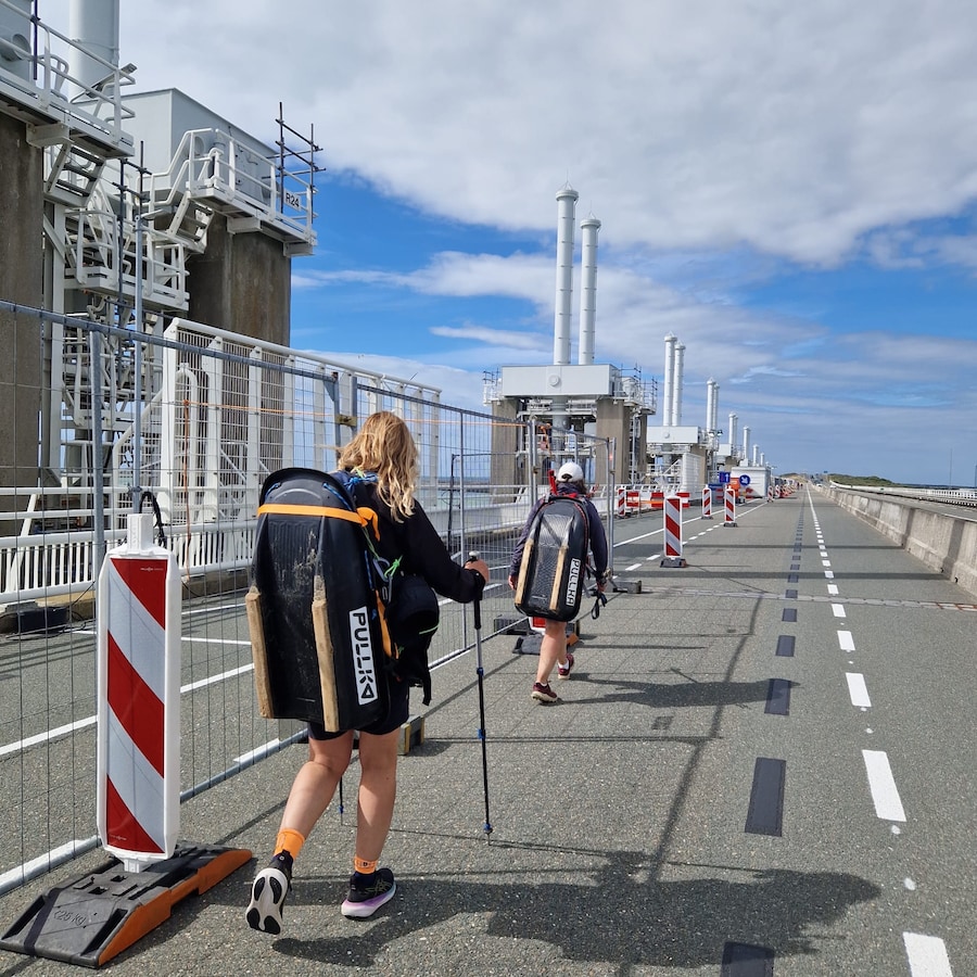 De marathonafstand van Vlissingen naar Westenschouwen, maar dan met een ...