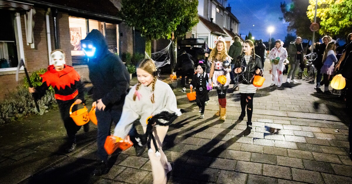 Maasdamse wijk De Heul opnieuw in Halloween-sferen: tientallen kinderen ...