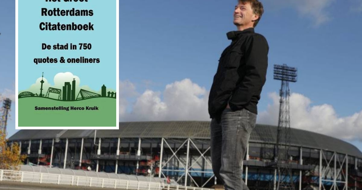 Herco verzamelt oneliners over Rotterdam, van de leukste maakte hij dit ...
