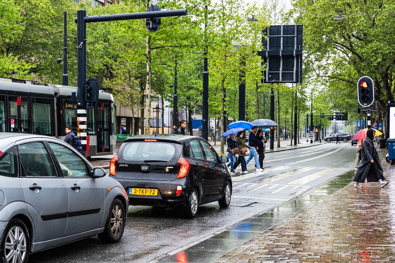 Zelfs boa’s steken ‘illegaal’ over op Rotterdams drukste straat: ‘Het ...