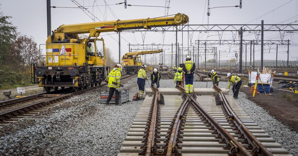 Impact van werk aan het spoor is groot: trajecten liggen dit jaar soms ...