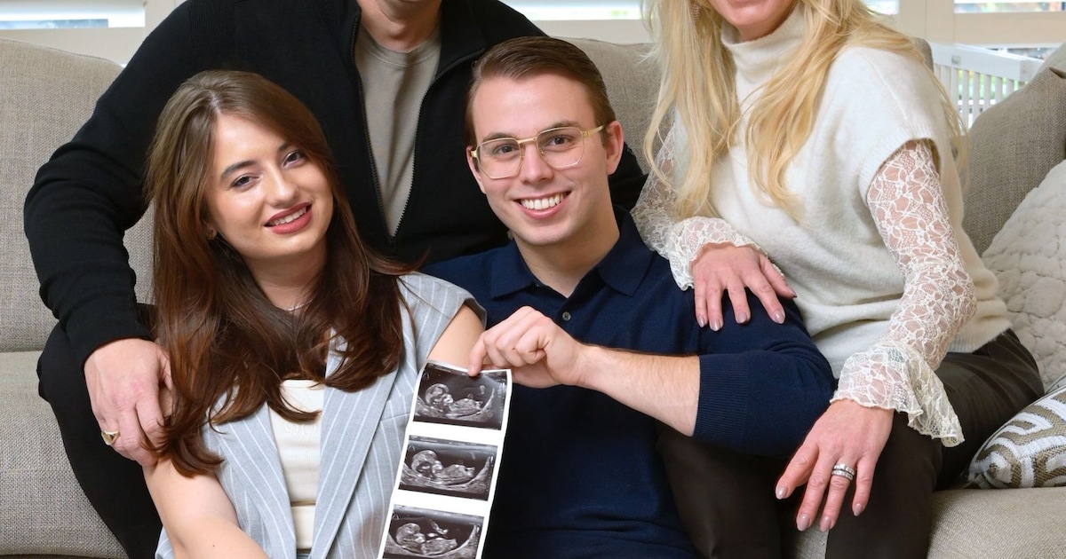 Geslacht eerste kleinkind Frans Bauer onthuld op groot feest, zoon Jan ...