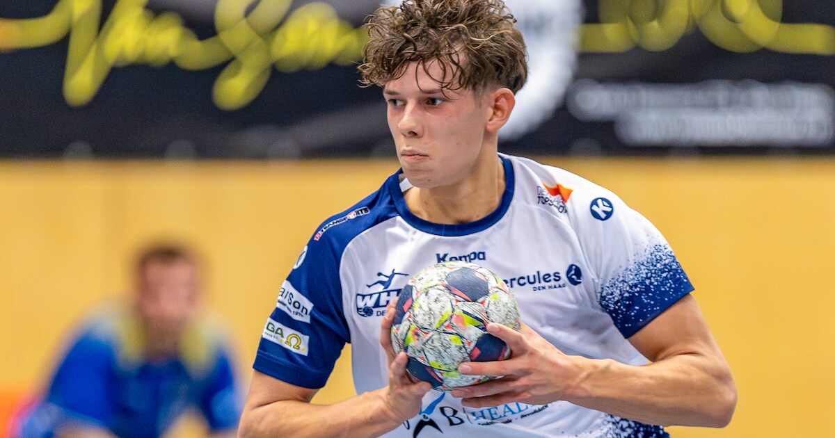 Haagse handbalderby uitgesteld, sterspeler Sten Maas (18) debuteert bij ...