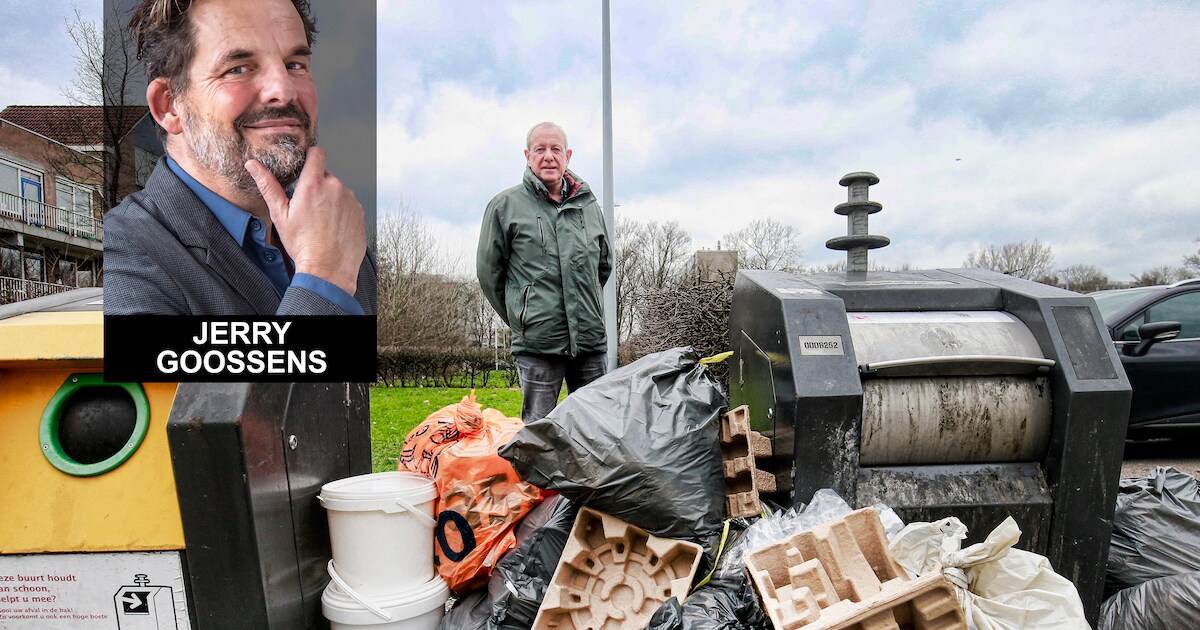 ‘Matrassen, banken en rolkoffers naast afvalcontainers: symbool voor de ...
