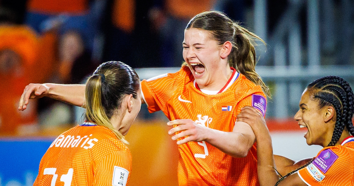 Complimenten voor Renee van Asten (19) na debuut tegen Frankrijk: ‘Het ...