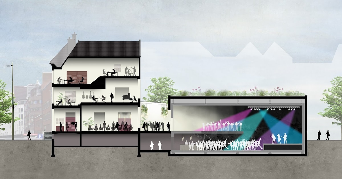 Poppodium Paard maakt werk van uitbreiding: derde zaal moet plek bieden ...