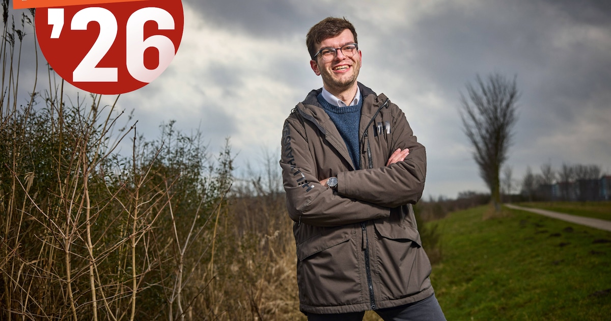 Brecht (28) was het buitenbeentje van de klas, nu is hij lijsttrekker ...