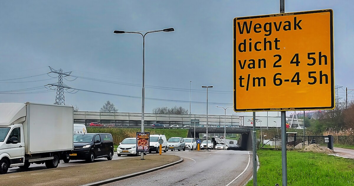 Weg naar A15 in Sliedrecht dagenlang gesloten | Regio | AD.nl