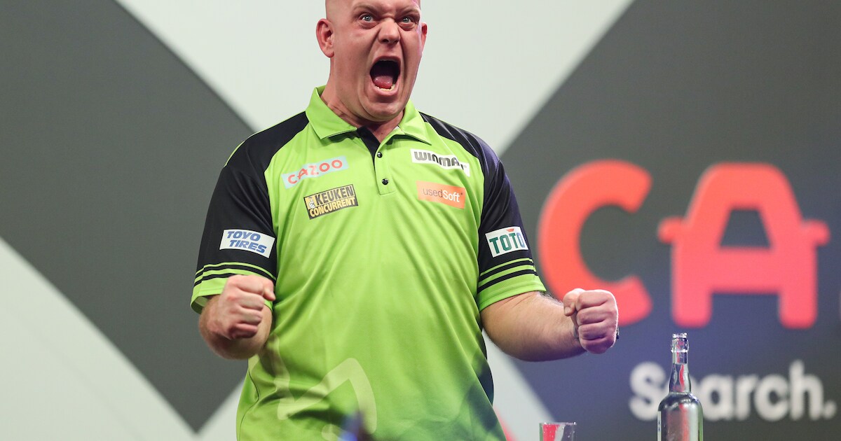 Michael van Gerwen verpulvert Dimitri Van den Bergh: zesde WK-finale ...