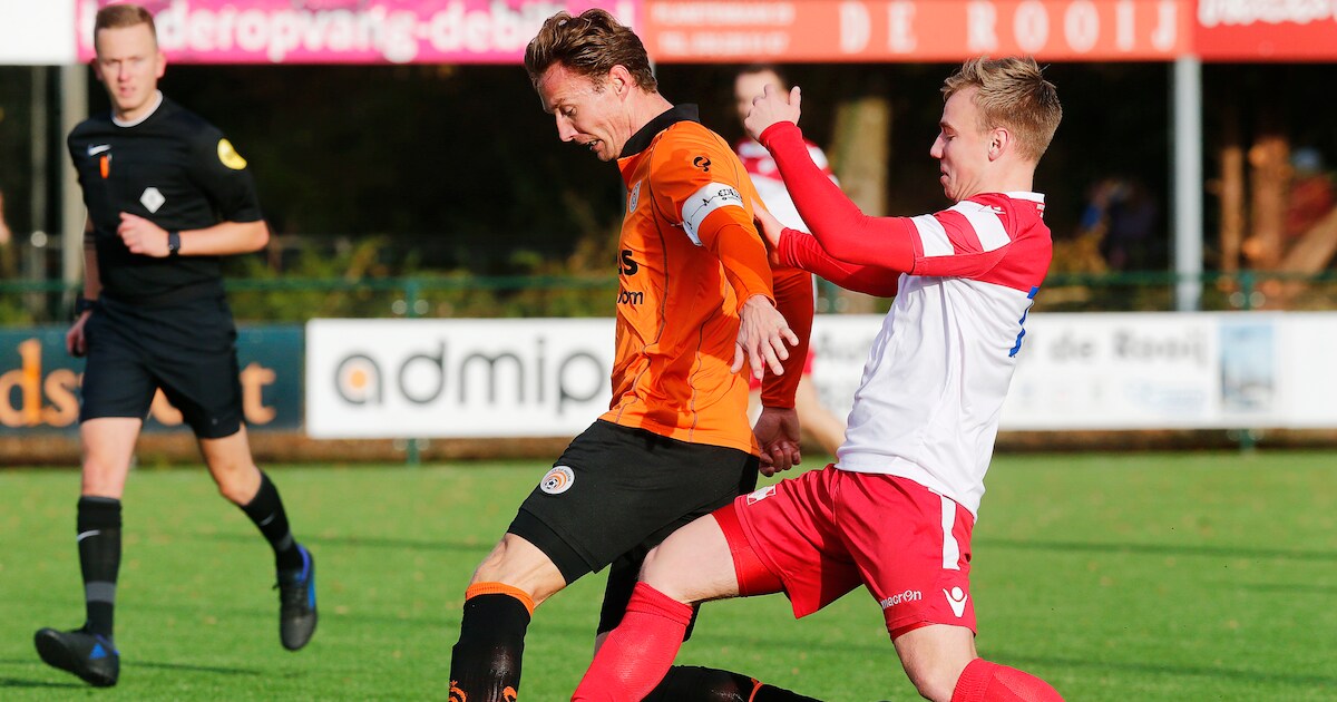 Een spannender slot in het amateurvoetbal was er nooit: één misstap in ...