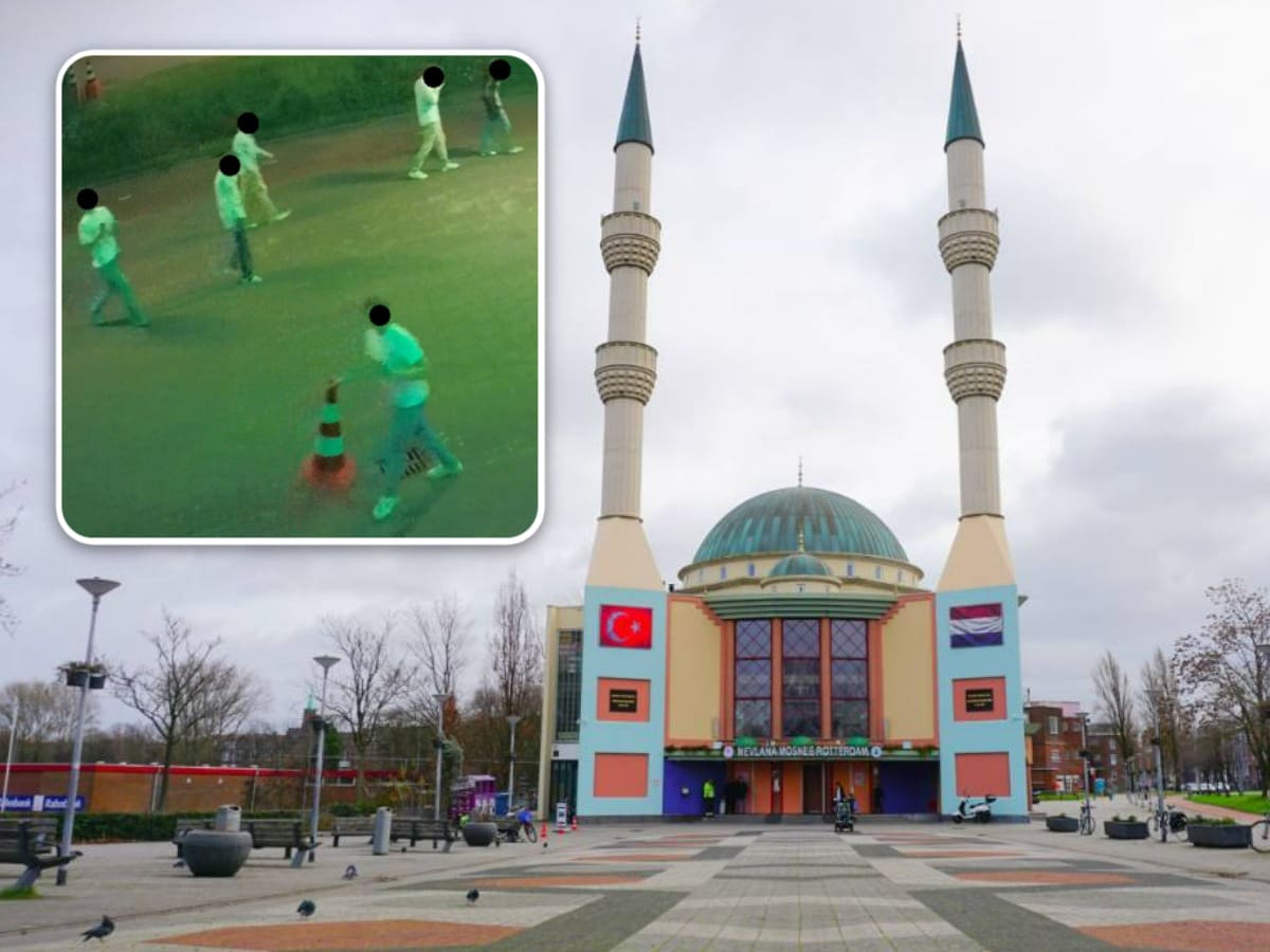 Onverlaten richten vernielingen aan bij moskee in Rotterdam ...